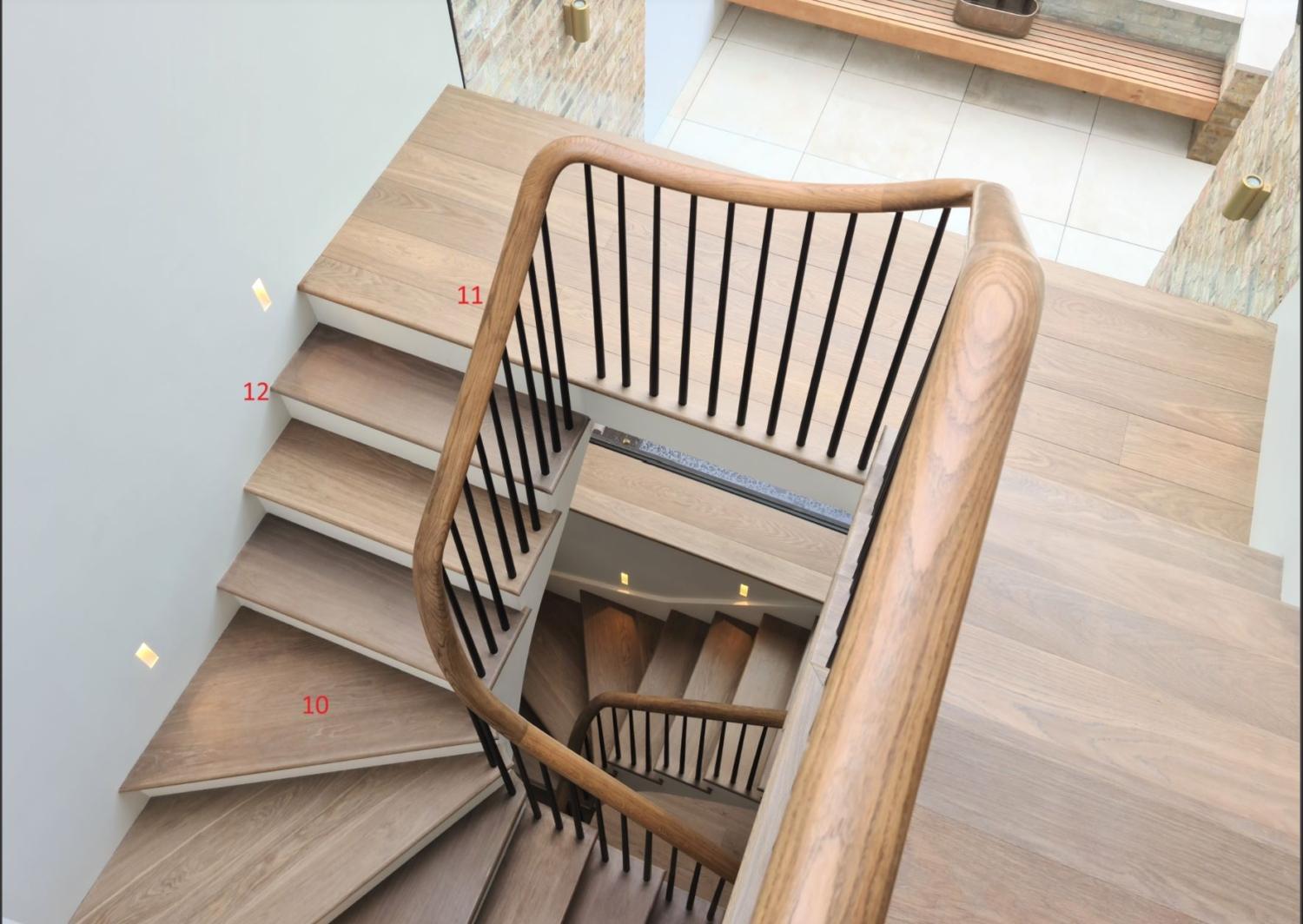 What are the parts of a staircase called? | Handrail Creations