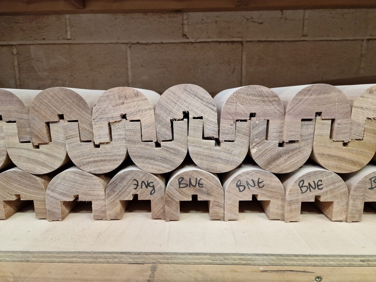 What are the different types of handrails for stairs?