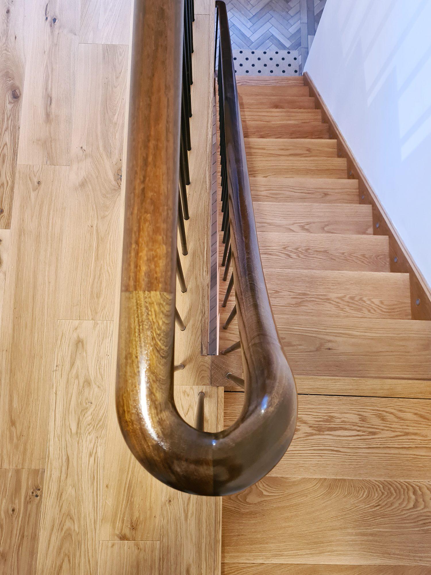 Modern balustrade in North London - Handrail Creations Ltd